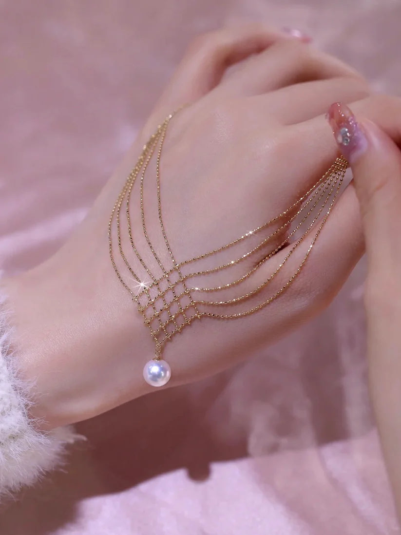 24K Gold Luxe Web Chain Necklace – dottedtwo